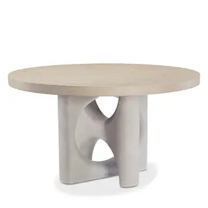 BERNHARDT Loft Antibes Round Dining Table - Pumice Finish