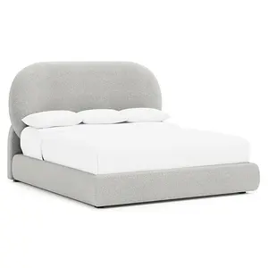 BERNHARDT Monolith Queen Bed - B Fabric/puma Finish