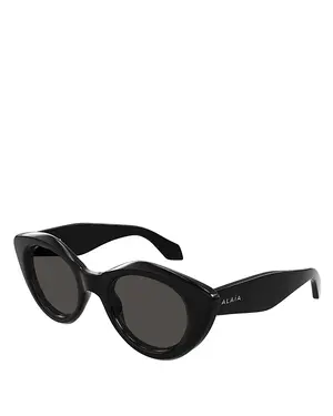 Alaïa 50mm Cat Eye Sunglasses - Black