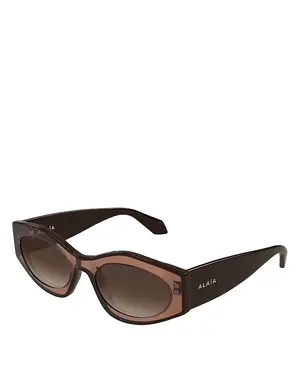 Alaïa Cat Eye Sunglasses - Brown