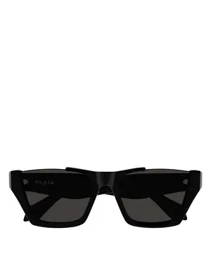 Alaïa Rectangular Sunglasses, 58mm