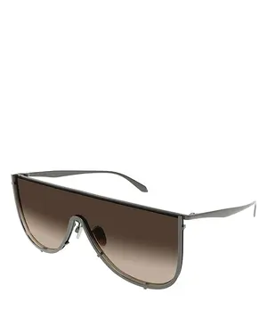 Alaïa Mask Sunglasses, 99mm - Rutenium