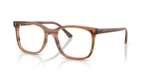 Ray-ban Eyeglasses - Striped Brown