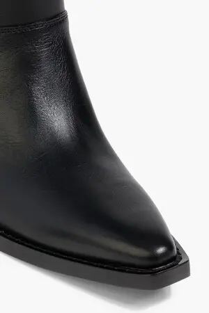 3.1 Phillip Lim Downtown Leather Ankle Boots - Black