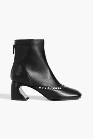 3.1 Phillip Lim Id Soft Studded Leather Ankle Boots