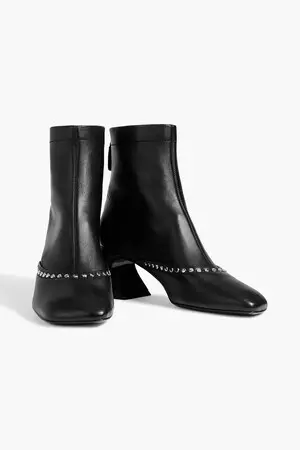 3.1 Phillip Lim Id Soft Studded Leather Ankle Boots