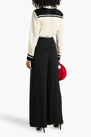 FRAME Striped Silk Crepe De Chine Shirt - Cream