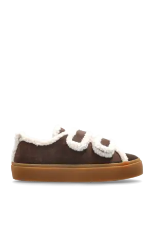 Inuikii Shearling Velcroed Sneakers - Brown