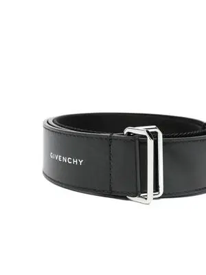 Givenchy Logo-stamp Leather Belt