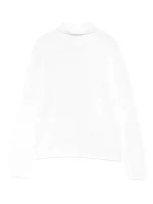 GRAN SASSO Roll-neck Fine Knit Sweater - White