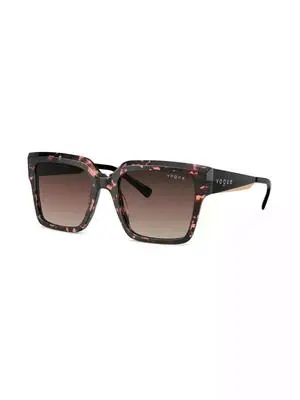 VOGUE EYEWEAR Tortoiseshell Square Frame Sunglasses