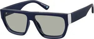 Zenni Square Full Rim Sunglasses - Blue
