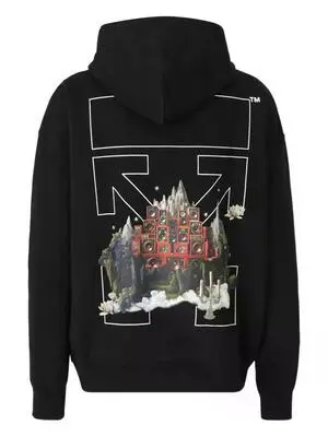Off-White Graphic Print Hoodie