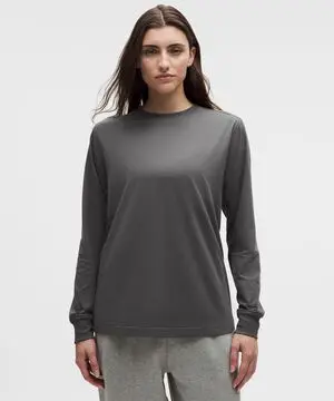 Women's Gray Long Sleeve Shirts