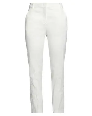 Pinko Tapered Linen-blend Pants - White