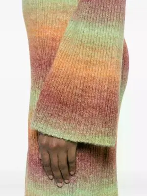 SIMONMILLER Axon Striped Midi Dress - Orange