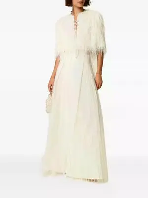 TWINSET Plisse Maxi Skirt