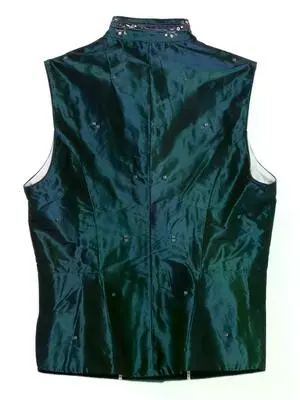 Shiatzy Chen Embellished Gilet - Blue