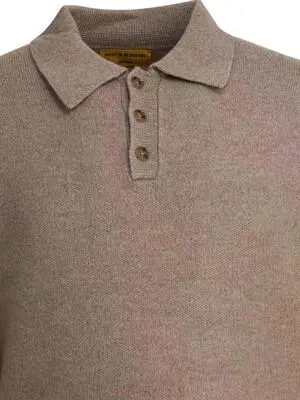 Guest In Residence Elbow-detailed Polo Shirt - Brown
