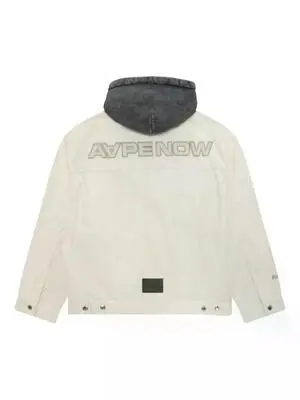 AAPE BY *A BATHING APE® Buttoned-front Hooded Jacket