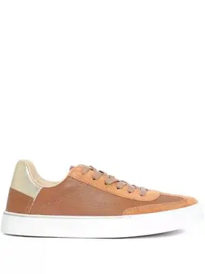 STUDIO CHOFAKIAN Suede Panel Lace-up Sneakers