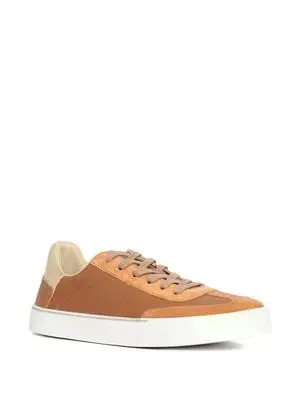 STUDIO CHOFAKIAN Suede Panel Lace-up Sneakers