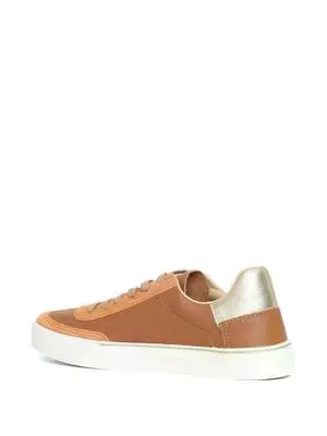 STUDIO CHOFAKIAN Suede Panel Lace-up Sneakers