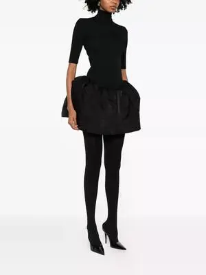 Magda Butrym Roll-neck Puffball Mini Dress