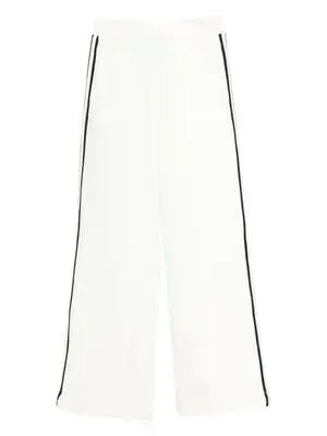 TWINSET Side-stripe Trousers - White