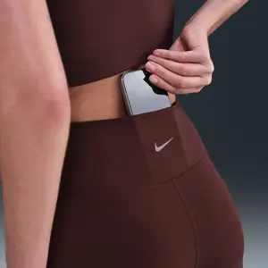 Nike High-waisted 7/8 Leggings With Pockets - Red