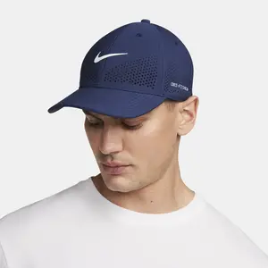 Nike Dri-fit Adv Club Structured Swoosh Cap - Blue
