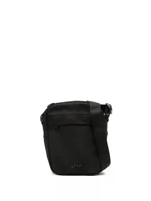 ARTE ANTWERP Logo-lettering Messenger Bag - Black