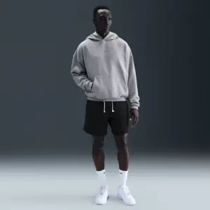Nike Standard Issue Therma-fit Brushed Basketball Pullover Hoodie - Grey