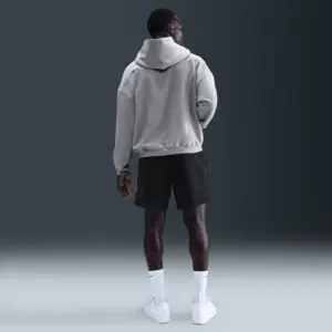 Nike Standard Issue Therma-fit Brushed Basketball Pullover Hoodie - Grey