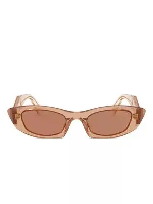 Prada Oval-frame Sunglasses - Orange