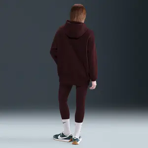 Nike Sportswear Phoenix Fleece Oversized Pullover Hoodie - Red
