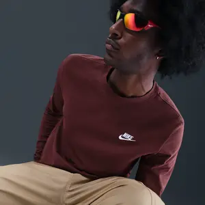 Nike Sportswear Club Long-sleeve T-shirt - Red