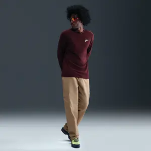 Nike Sportswear Club Long-sleeve T-shirt - Red