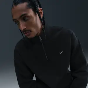 Nike Solo Swoosh Fleece Quarter-zip Top