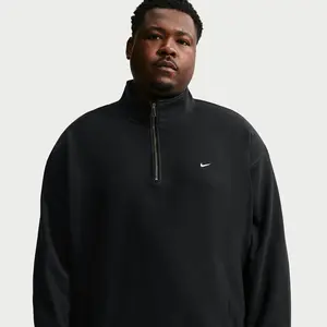 Nike Solo Swoosh Fleece Quarter-zip Top