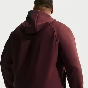 Nike Dri-fit Uv Full-zip Performance Hoodie - Red