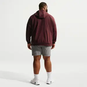 Nike Dri-fit Uv Full-zip Performance Hoodie - Red