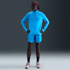 Nike Stride Dri-fit 1/4-zip Running Top - Blue