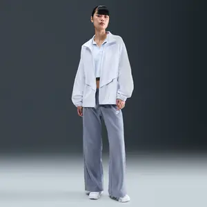 Nike Sportswear Club Fleece Mid-rise Wide-leg Pants - Blue