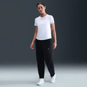 Nike One Therma-fit Mid-rise Fleece Pants - Black