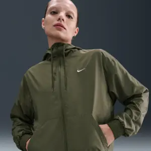 Nike Sportswear Classic Wovens Loose Uv Hooded Jacket - Green