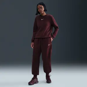 Nike Sportswear Phoenix Fleece High-waisted Oversized Sweatpants - Red
