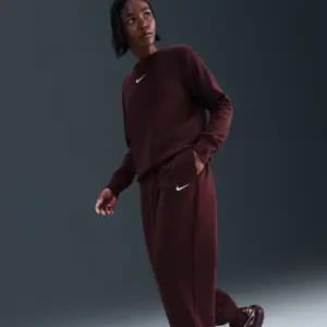 Nike Sportswear Phoenix Fleece High-waisted Oversized Sweatpants - Red