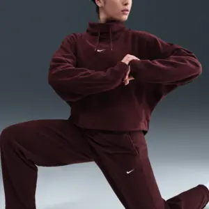 Nike Therma-fit Mid-rise Fleece Pants - Red