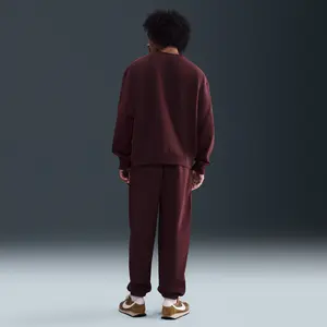 Nike Solo Swoosh Fleece Crew - Red